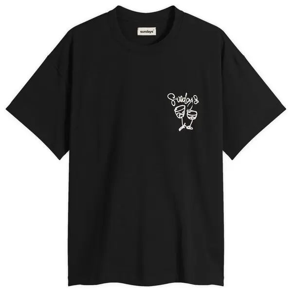 SNDYS. Wine T-shirt - Black