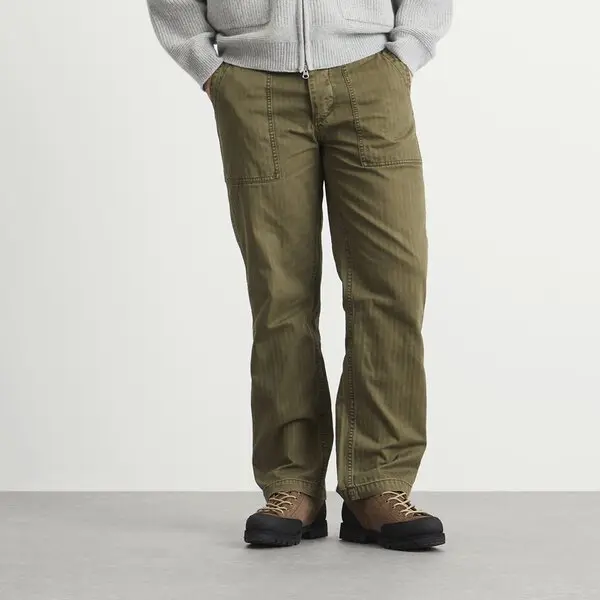DUBBLEWARE Herringbone Fatigue Pants
