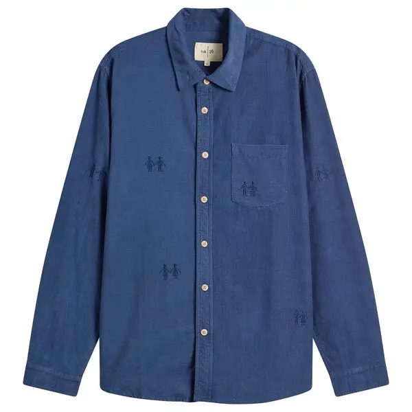 Folk Embroidery Direction Babycord Shirt