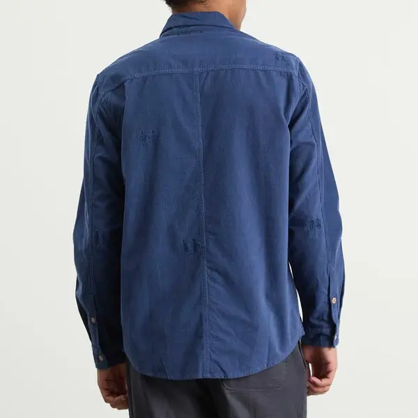 Folk Embroidery Direction Babycord Shirt