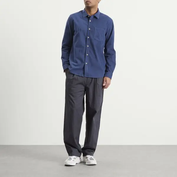 Folk Embroidery Direction Babycord Shirt