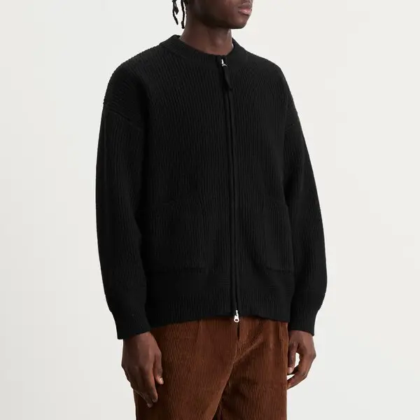 FRIZMWORKS Wool Deck Zip Cardigan