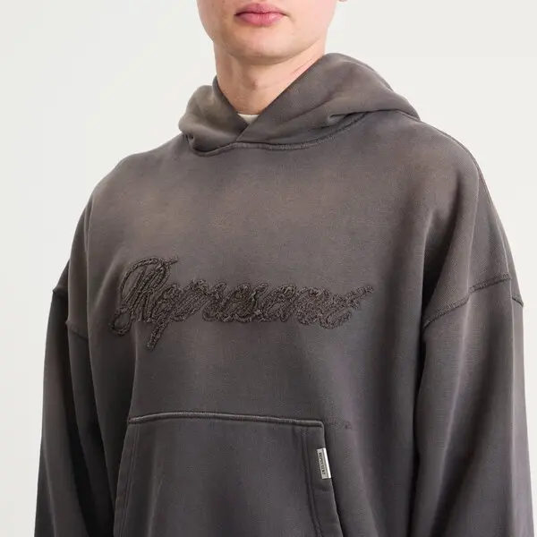 REPRESENT Rep Reverse Applique Hoodie