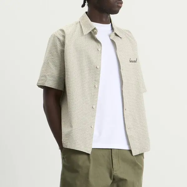 BOUND Gingham Cropped Shirt