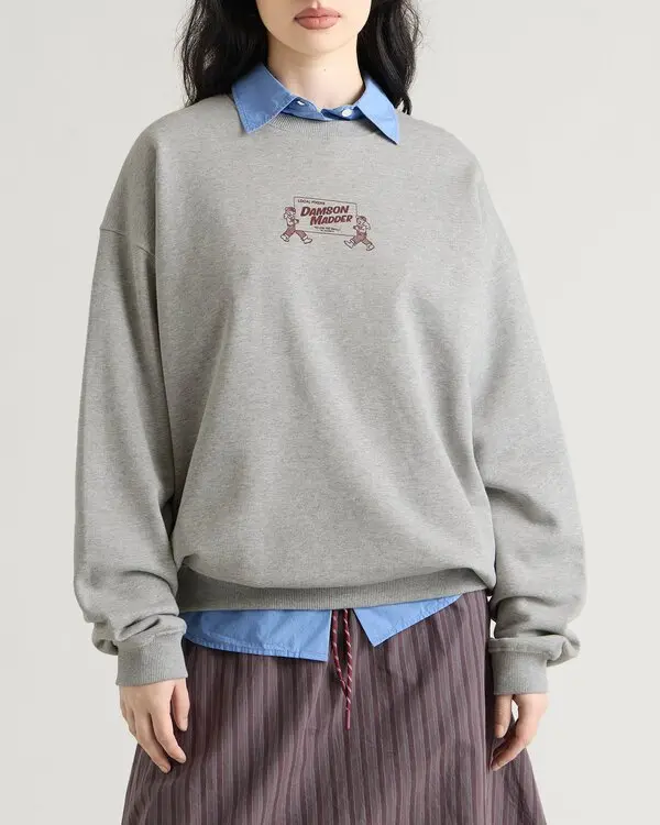 DAMSON MADDER Local Fixers Graphic Sweater Sweatshirt