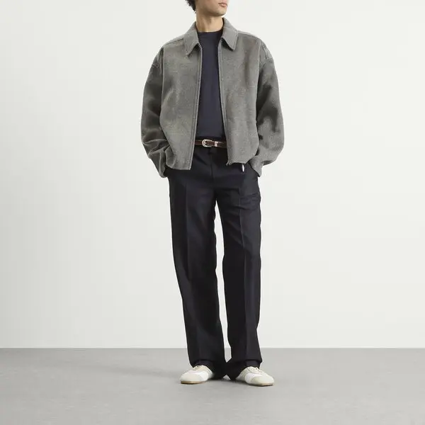 Dries Van Noten Pinstripe Worsted Wool Trouser