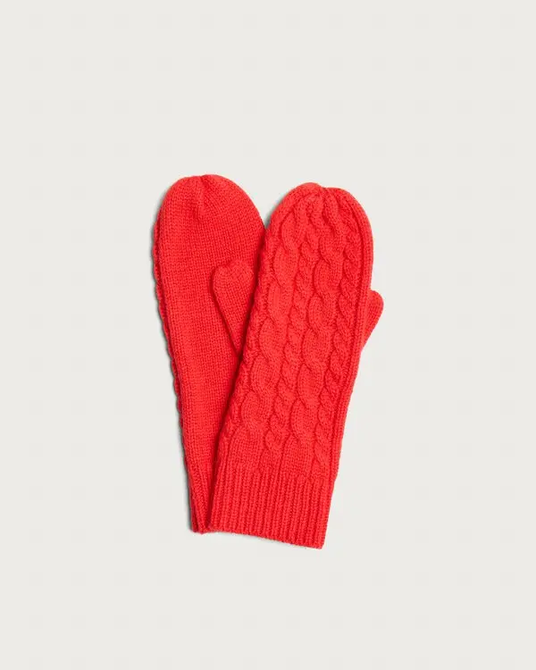 DAMSON MADDER Cable Knit Mittens