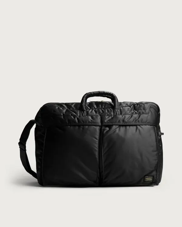 PORTER-YOSHIDA & CO Tanker Duffle Bag - Black