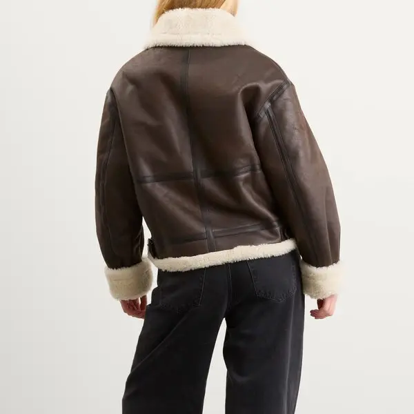 DUNST Oversized Shearling Jacket