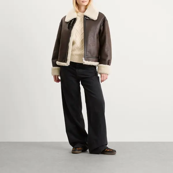 DUNST Oversized Shearling Jacket