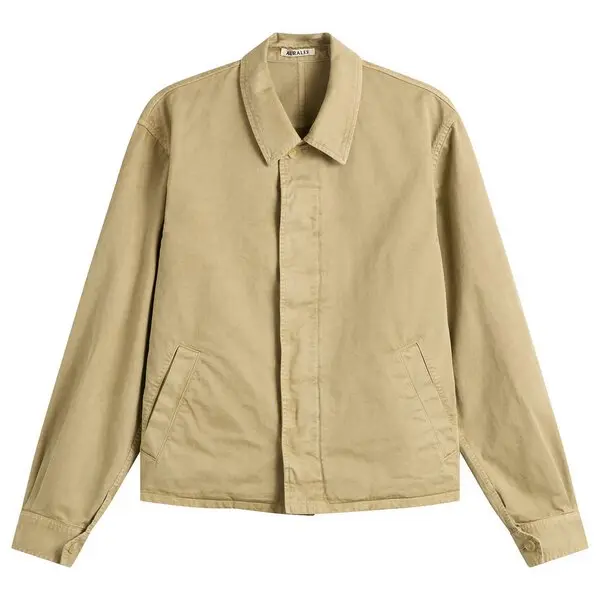Auralee Garment-dyed Finx Light Chino Blouson Jacket