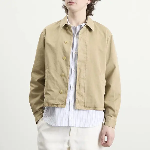 Auralee Garment-dyed Finx Light Chino Blouson Jacket