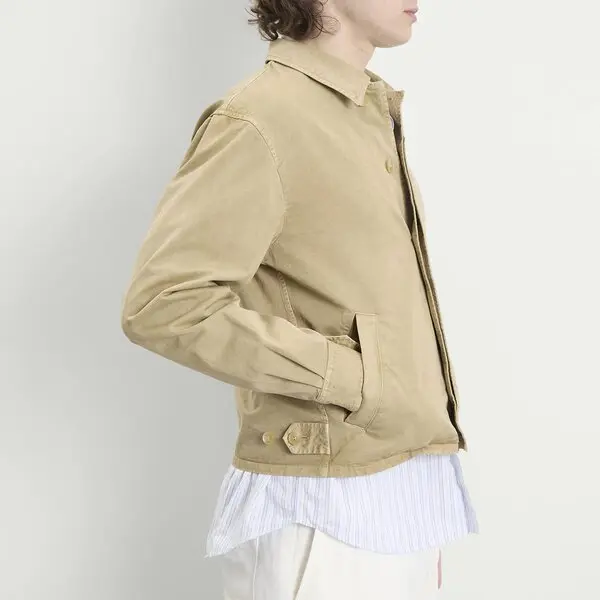 Auralee Garment-dyed Finx Light Chino Blouson Jacket