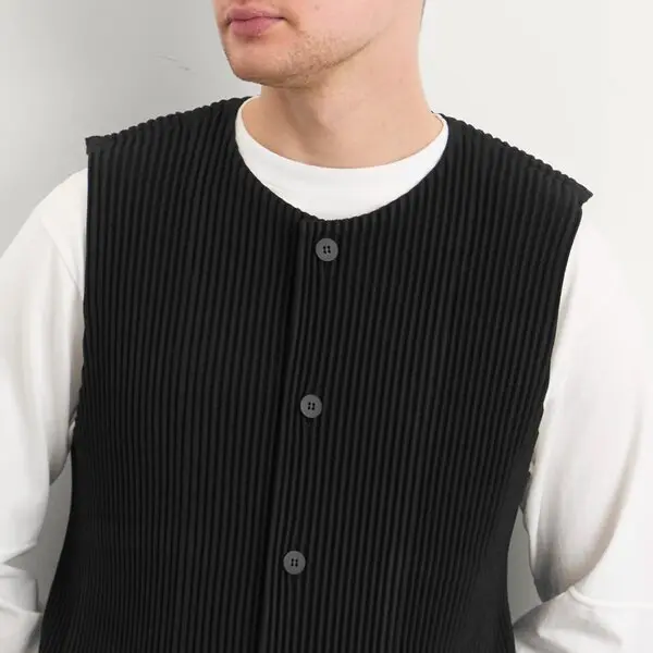 Issey Miyake Kersey Pleats Vest