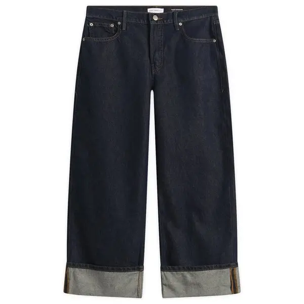 Good American Good Standard Baggy Cuffed Jeans - Indigo