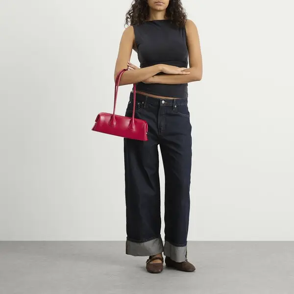 Good American Good Standard Baggy Cuffed Jeans