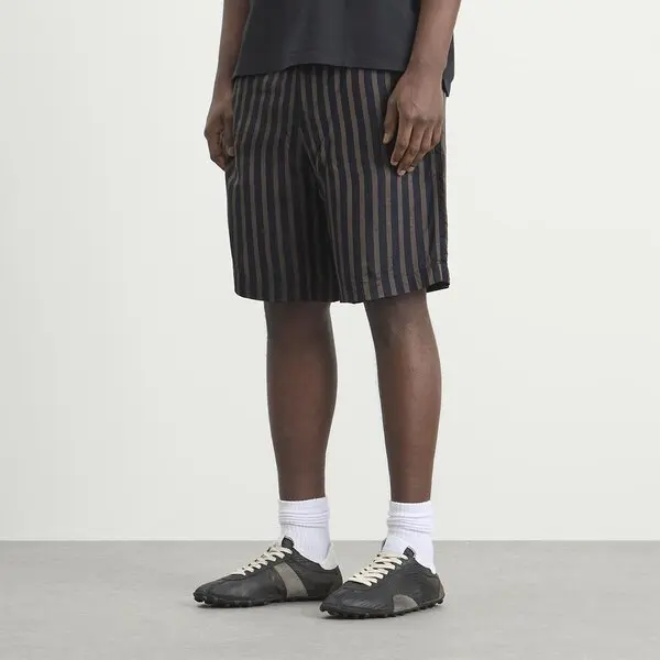 Dries Van Noten Stripe Cupro Shorts