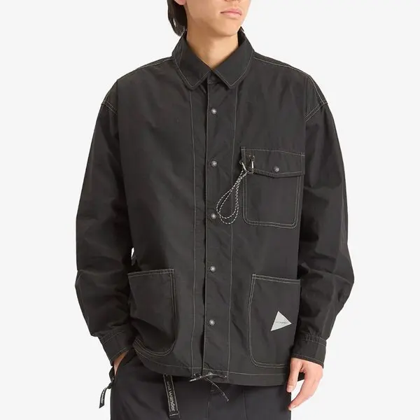 AND WANDER Cordura Cotton Ripstop Shirt Jacket