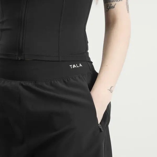 TALA Skinluxe Sleeveless Zip Through Running Top