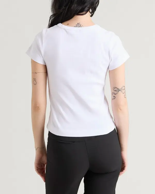 FRUITY BOOTY Cotton V-neck T-shirt