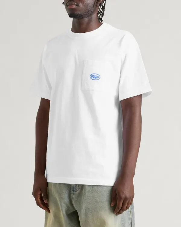 PAWA SPEED SPORTS Bare Logos Pocket T-shirt