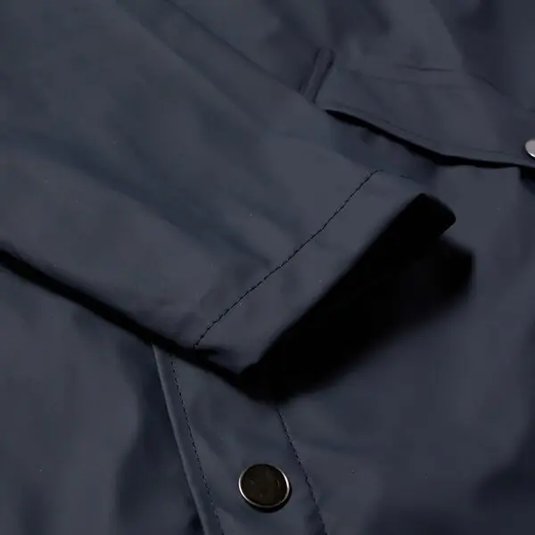 Rains Long Jacket - Navy