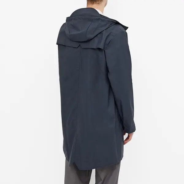 Rains Long Jacket - Navy