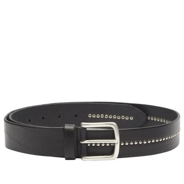 Anderson's Casual Stud Trimmed Leather Belt