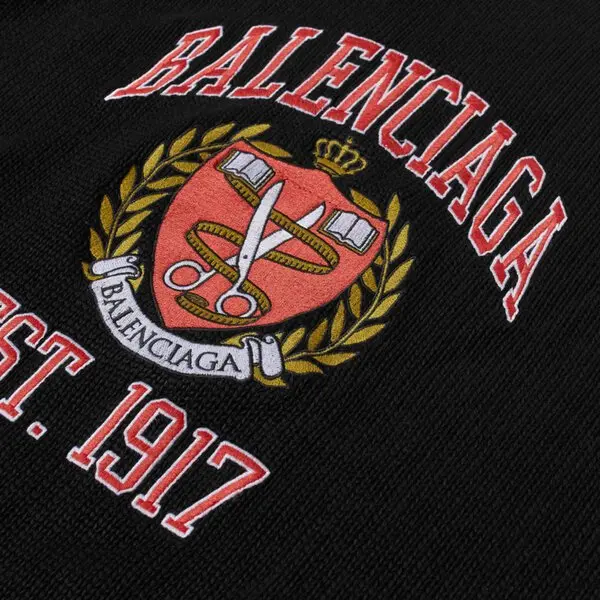 Balenciaga University Logo Crew Sweatshirt