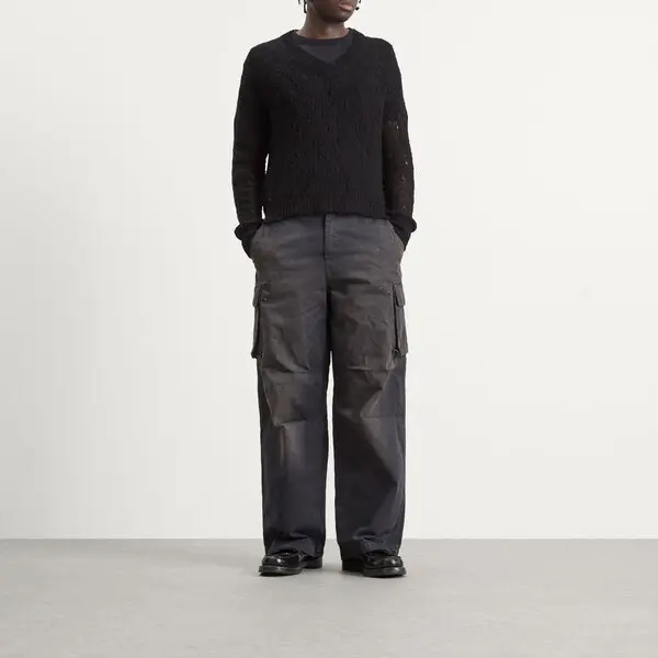 Our Legacy Linen Slow V-neck Jumper