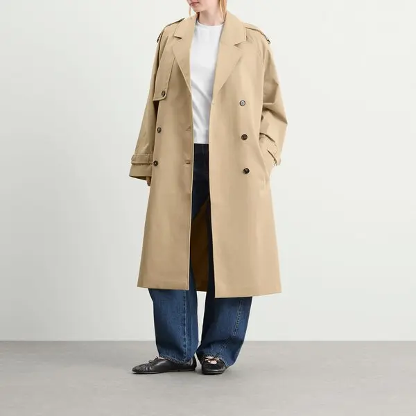 ANINE BING Rickie Maxi Trench Jacket
