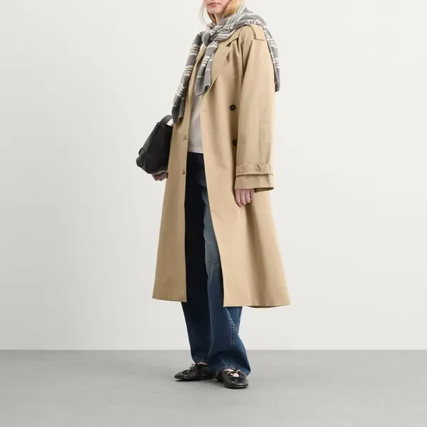 ANINE BING Rickie Maxi Trench Jacket
