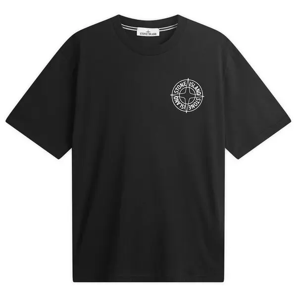 Stone Island Outline Compass T-shirt - Black