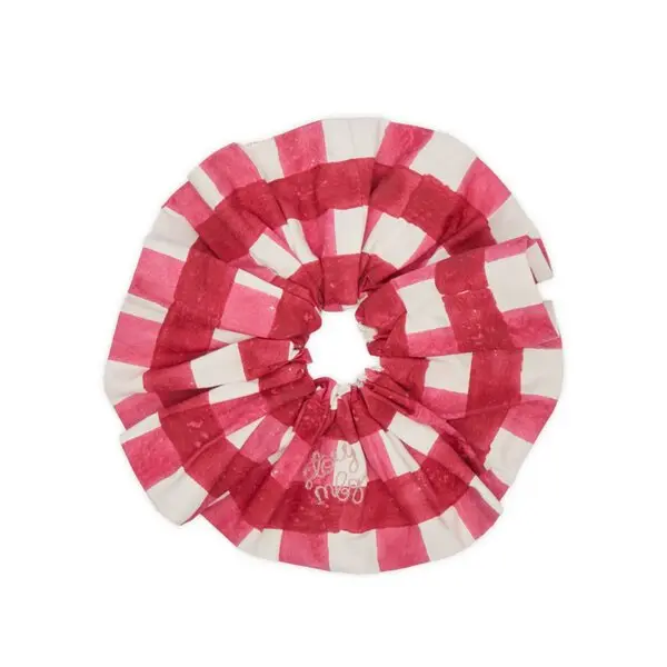 STORY MFG. Scrunchie - Red Chunky Gingham