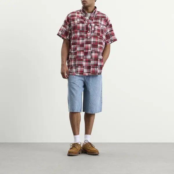 BEAMS Pullover Patchwork Masras Shirt
