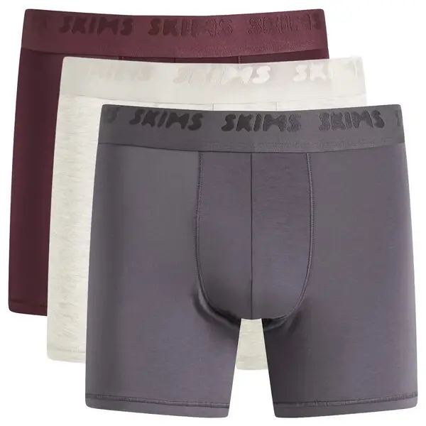 SKIMS Stretch Boxer Brief 3" 3-pack - Raven Multi