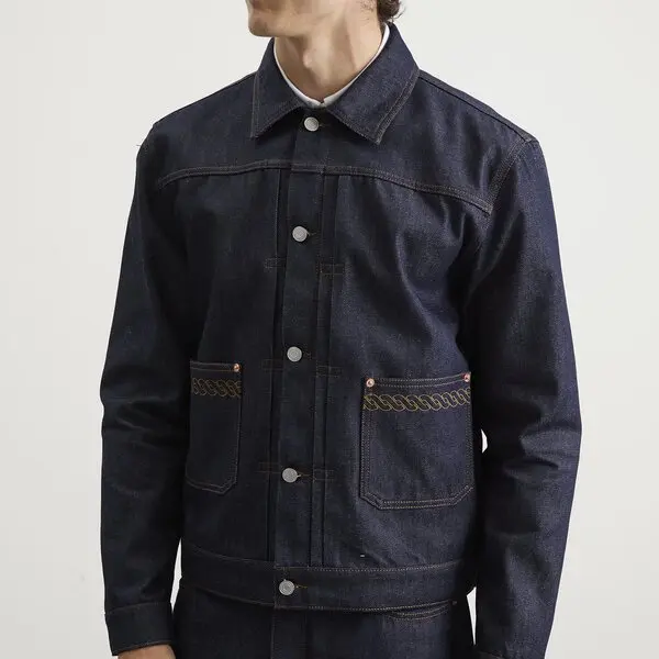 Drole De Monsieur Raw Denim Jacket