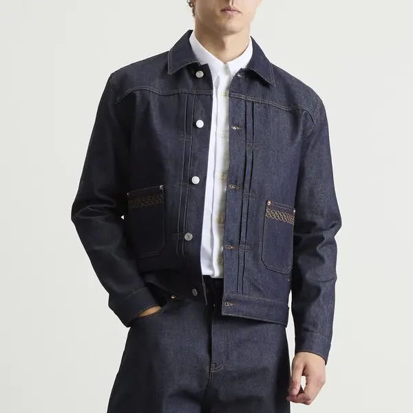 Drole De Monsieur Raw Denim Jacket