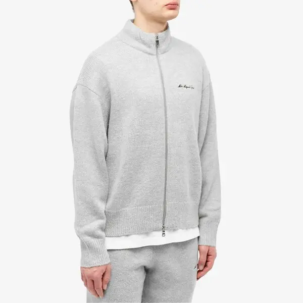 MKI MIYUKI ZOKU Mohair Blend Knit Track Jacket