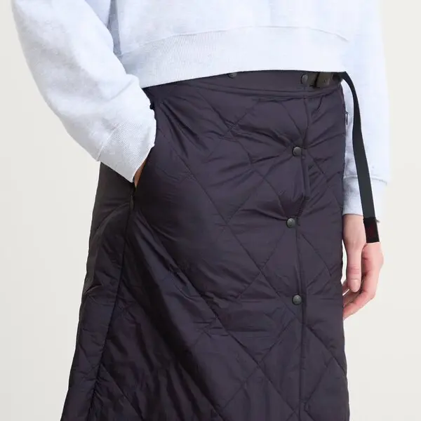 Gramicci Quilted Thermal Midi Skirt
