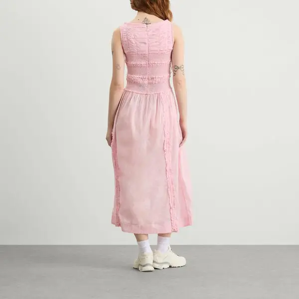 DAMSON MADDER Cynthia Sheer Midi Dress Exclusive