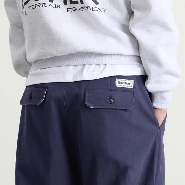 BUTTER GOODS Pleated Trousers