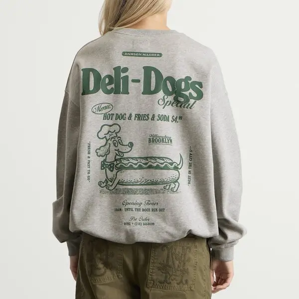 DAMSON MADDER Deli Dog Sweatshirt