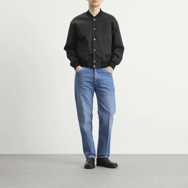 JIL SANDER Snap Closure Varsity Jacket
