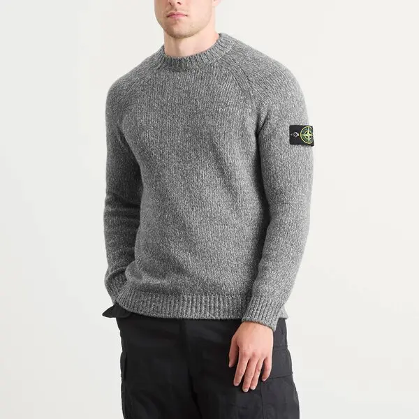 Stone Island Mouline Wool Jumper