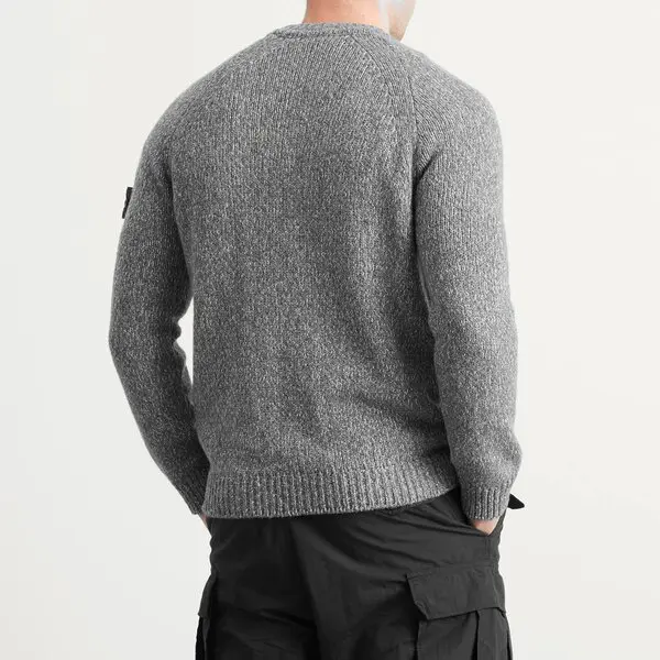 Stone Island Mouline Wool Jumper