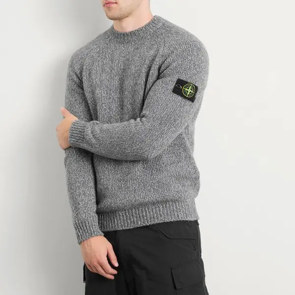 Stone Island Mouline Wool Jumper