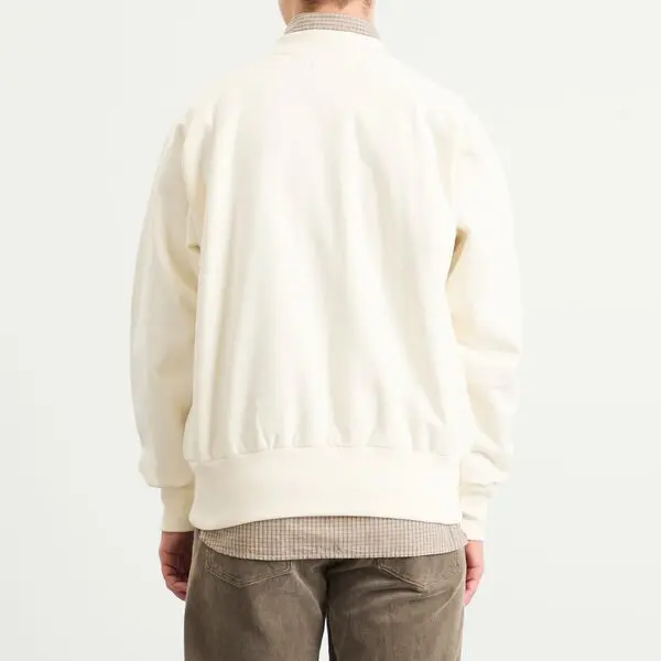 LATE CHECKOUT Script Crewneck Sweatshirt - White/red