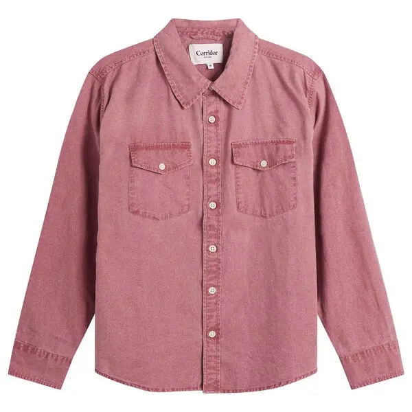 CORRIDOR Pigment Dye Canvas Shirt