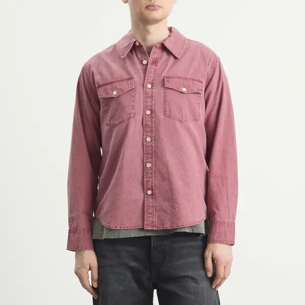 CORRIDOR Pigment Dye Canvas Shirt
